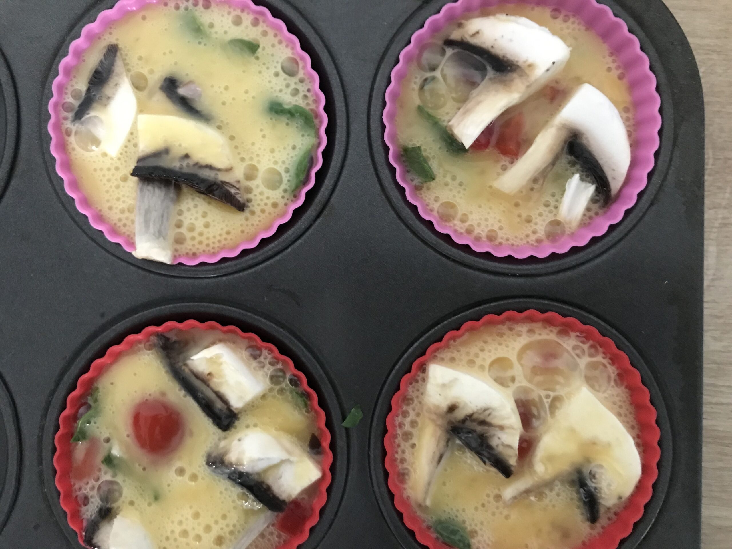 Jajeczne muffiny z warzywami Thermomix